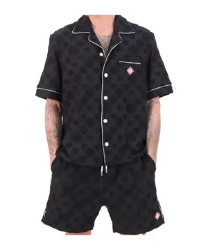 Casablanca Patterned Piped Shirt