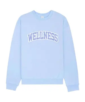 SPORTY  RICH Sporty & Rich "wellness" Logo Sweatshirt