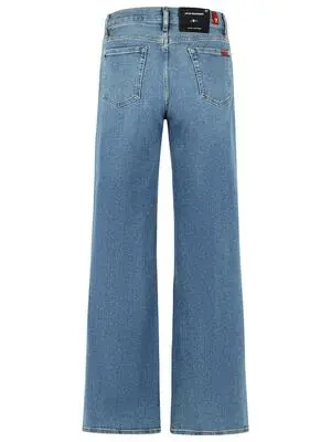 7 For All Mankind Lotta Tailorless Wide-leg Jeans - Blue