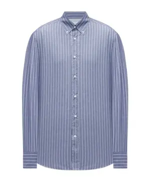 Brunello Cucinelli Long-sleeved Shirt - Blue