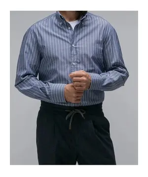 Brunello Cucinelli Long-sleeved Shirt - Blue