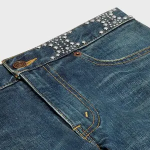 Celine Neo Skinny Jeans In Dark Union Wash Denim - Blue
