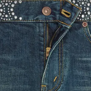 Celine Neo Skinny Jeans In Dark Union Wash Denim - Blue