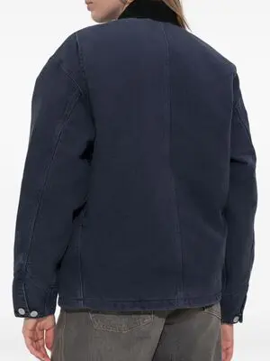 Carhartt Work In Progress Corduroy-collar Organic-cotton Coat