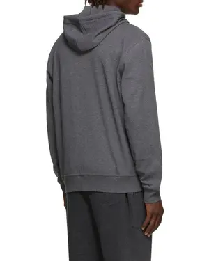 Brunello Cucinelli Zipped Hooded Sweatshirt - Grey
