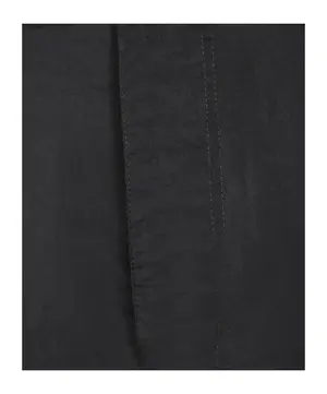 LEMAIRE Straight Tailored Pants With Pleated Texture - Black