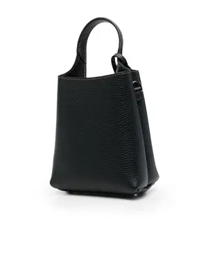 TOD'S T-timeless Pendant Detail Micro Tote Bag - Black
