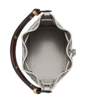 Tory Burch T Monogram Utility Bucket Bag - Grey