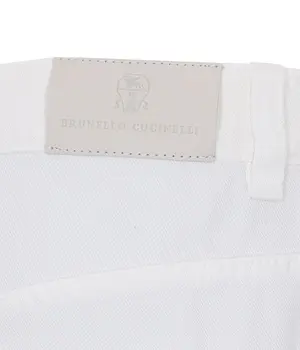 Brunello Cucinelli Logo Patch Wide-leg Trousers