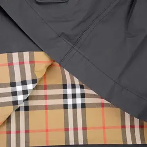 Burberry Cotton Blend Hooded Jacket - Black