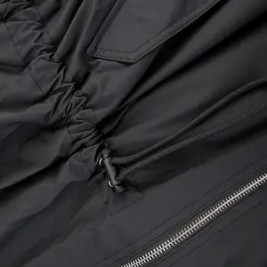 Burberry Cotton Blend Hooded Jacket - Black