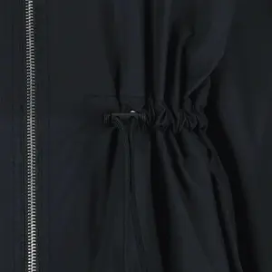 Burberry Cotton Blend Hooded Jacket - Black