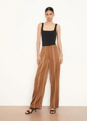 Vince Striped Palazzo Trousers