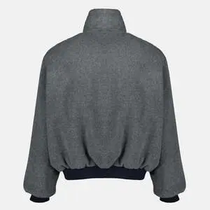 Miu Miu Reversible Bomber Jacket - Navy Blue
