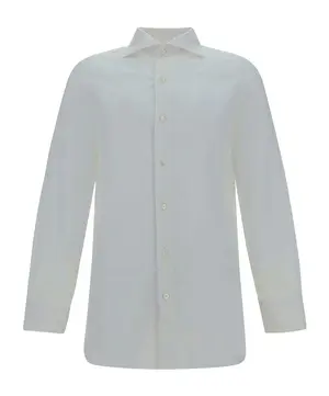FINAMORE 1925 Milano-simone Z Tondo Shirt - Gray