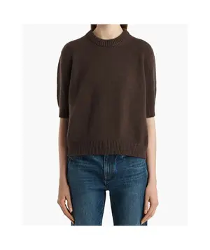 Khaite Short Sleeve Cashmere Jumper