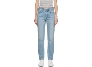 Celine Tess Jeans In Eclipse Wash Denim
