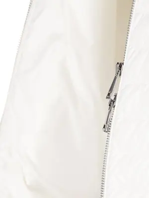 Moncler Quilted Panel Knitted Jacket