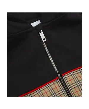 Burberry Panelled House Check Hooded Jacket