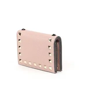 Valentino Garavani Rockstud Foldover Top Wallet