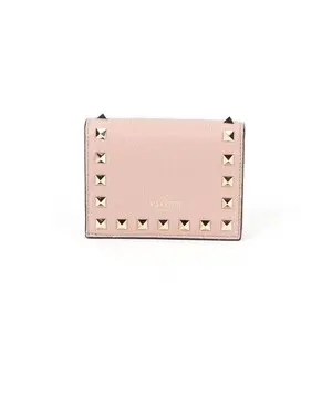 Valentino Garavani Rockstud Foldover Top Wallet