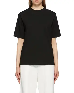 THE ROW Chiara Boxy T-shirt - Black