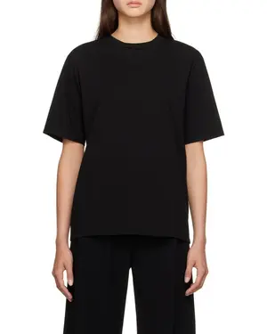 THE ROW Chiara Boxy T-shirt - Black