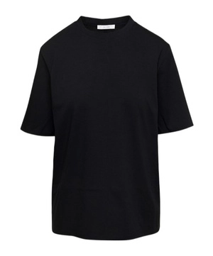 THE ROW Chiara Short-sleeve Boxy T-shirt - Black