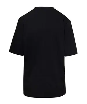 THE ROW Chiara Short-sleeve Boxy T-shirt - Black