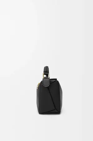 Loewe Small Puzzle Bag With Woven Handle