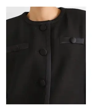 Dolce & Gabbana Single-breasted Jacket With Satin Trim
