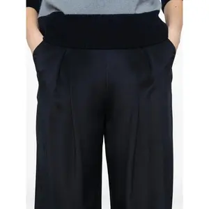 Max Mara Pleated Front Wide Leg Trousers