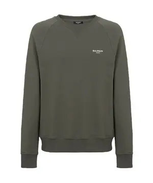 Balmain Long Sleeve Logo Sweater