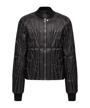 Moncler Geocamo Flight Down Bomber Jacket - Black