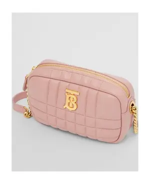 Burberry Lola Quilted Lambskin Mini Bag - Pink