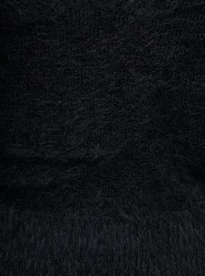 Dries Van Noten Fluffy V-neck Long-sleeve Sweater