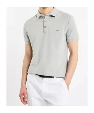 FAY Classic Polo Shirt - Grey