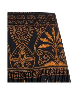 Farm Rio Cornely Ainika Embroidered Mini Skirt