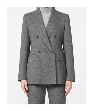Max Mara Double-breasted Jersey Blazer