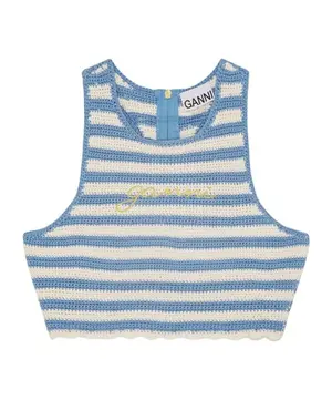 Ganni Zip Up Camis Tanks For Women