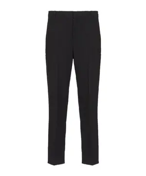 Balmain Double Wool Crepe Trousers