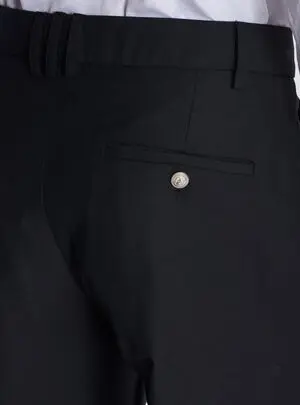 Balmain Double Wool Crepe Trousers