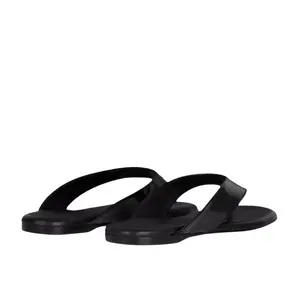 COURREGES Vinyl Logo Slides - Black