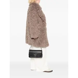 Zadig&Voltaire Rock Crystal-wing Shoulder Bag - Black