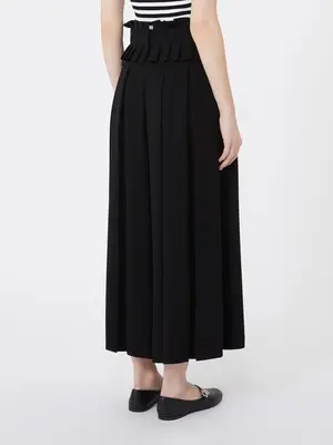 Max Mara Plissé-pleated Cady Trousers
