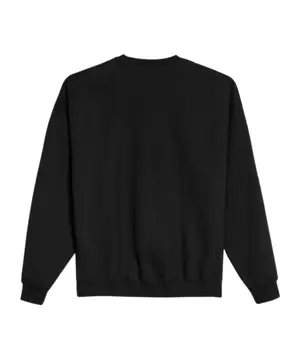 Y3 Crewneck Sweatshirt With Satin Logo Detail - Black