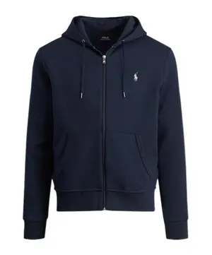 Polo Ralph Lauren Embroidered Zip-up Hoodie - Navy
