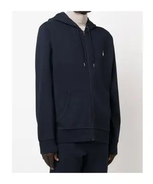Polo Ralph Lauren Embroidered Zip-up Hoodie - Navy