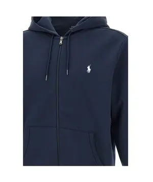Polo Ralph Lauren Embroidered Zip-up Hoodie - Navy