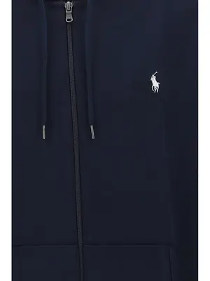 Polo Ralph Lauren Embroidered Zip-up Hoodie - Navy